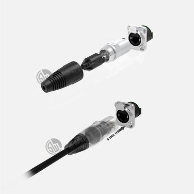 Custom Female Panel Mount Connector Industrial Rj45 IP65 Connector