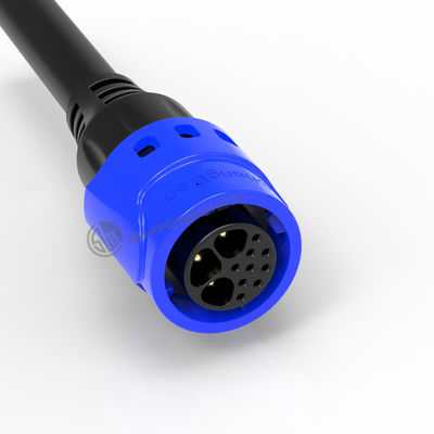 Industrial 9 Pin Waterproof Connector Male Socket IP67 Connector