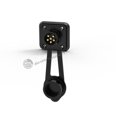 IP67 Waterproof Male Female Power Connector Precision PBT Material