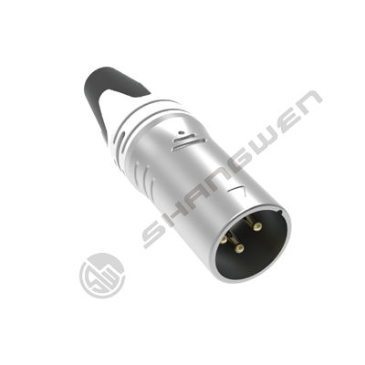 XLR Audio Power Waterproof Socket Connector 3 Pin Microphone IP65
