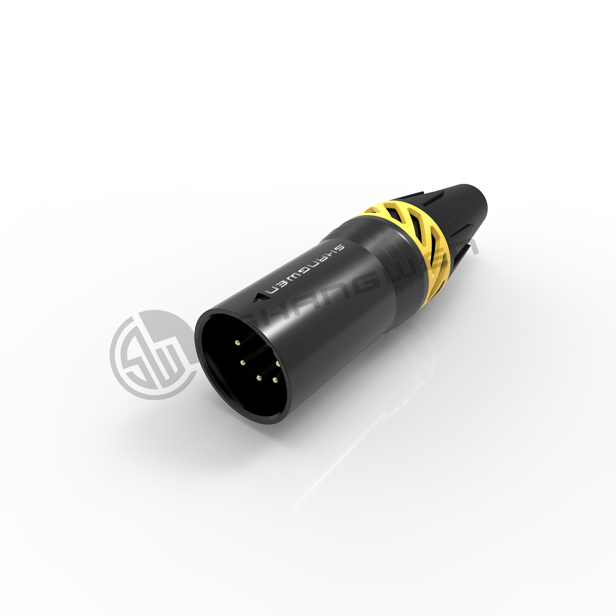 Mini XLR 5 Pin Connector Outdoor Male And Female Plug Connector Waterproof