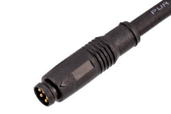 M8 Straight Male Overmolded Plug Push-pull 3/4A 5B IP67 For Industrial ...