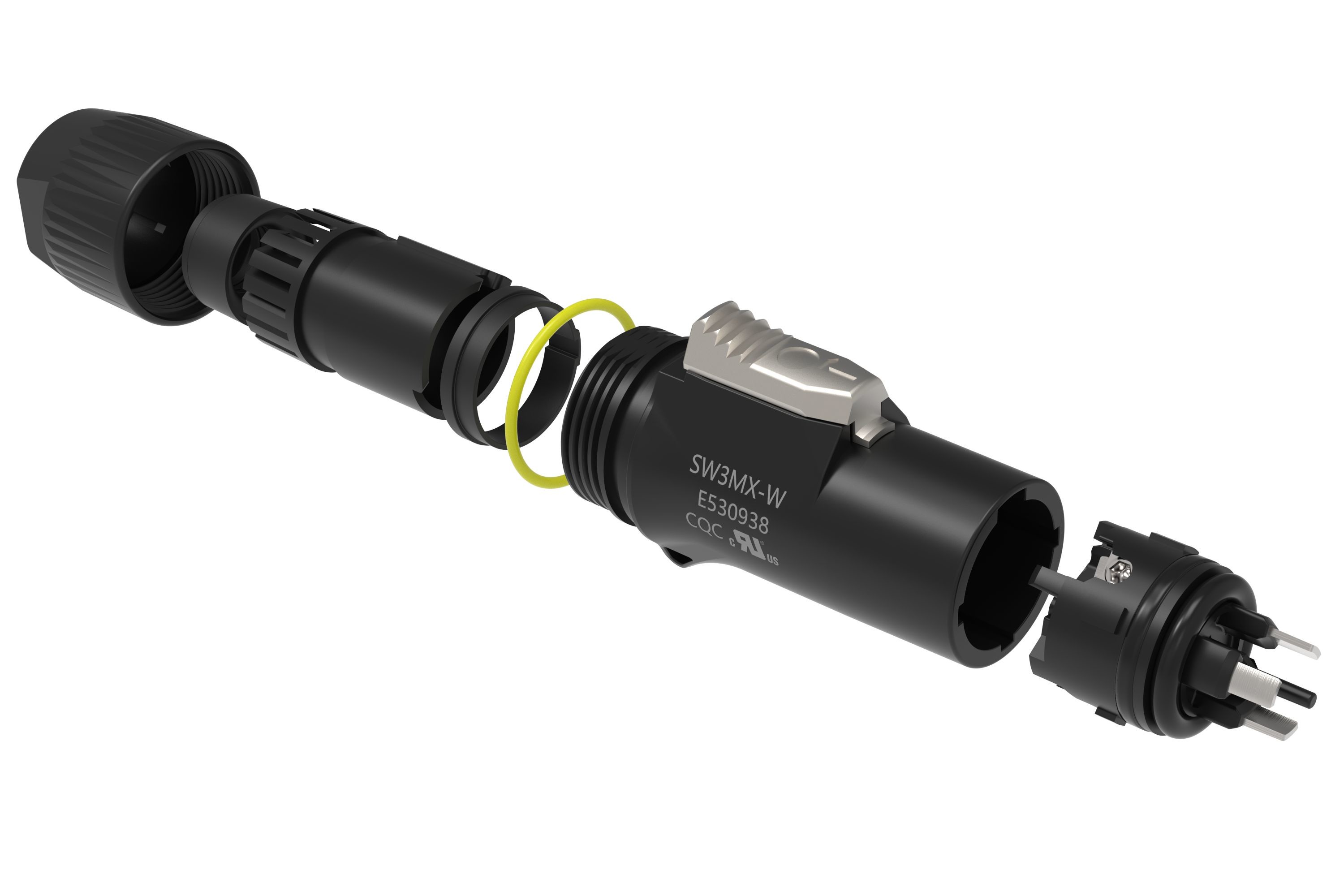 3pin male female powercon true Waterproof connector for LED screen ...