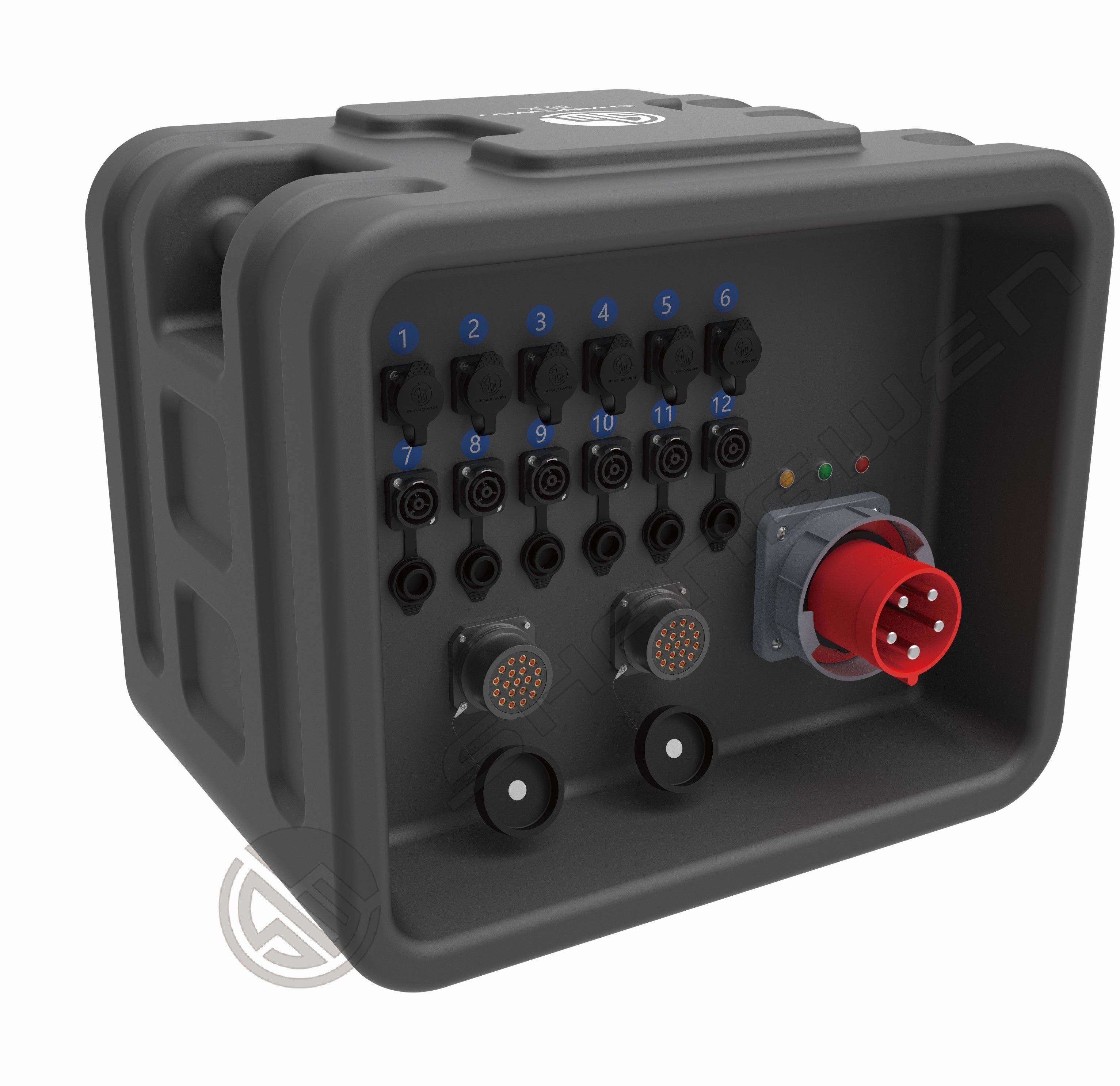 Professional Stage Light Power Distribution Box 12 Channels with 19 Pin ...