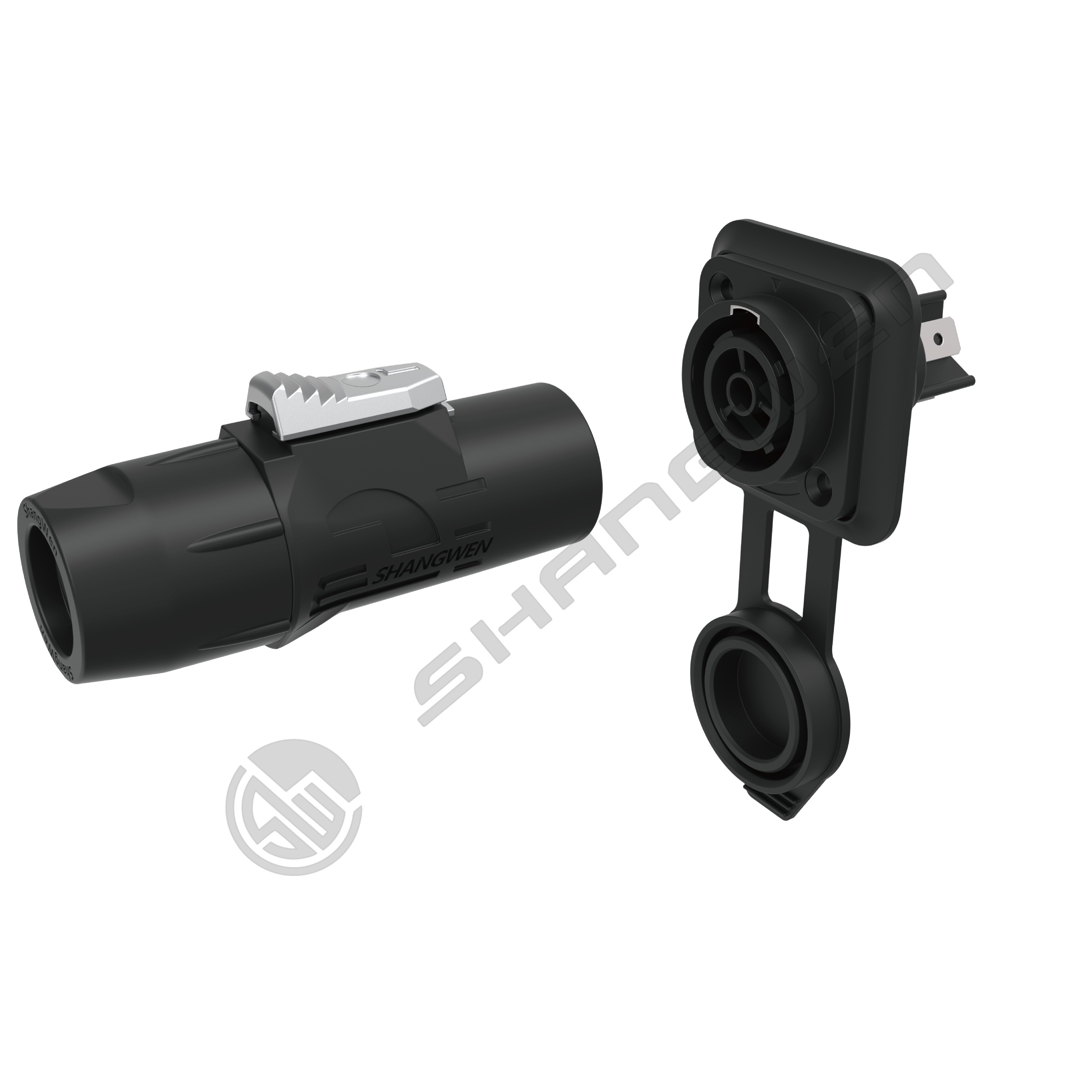 Powercon Outdoor Waterproof Power Connector IP65 Electrical Connector ...