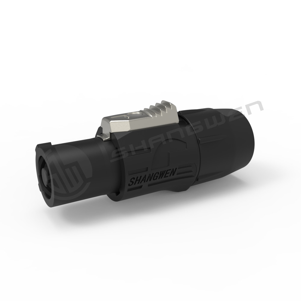 3 Pin Male female Powertrue Connector Electrical Waterproof Outdoor ...