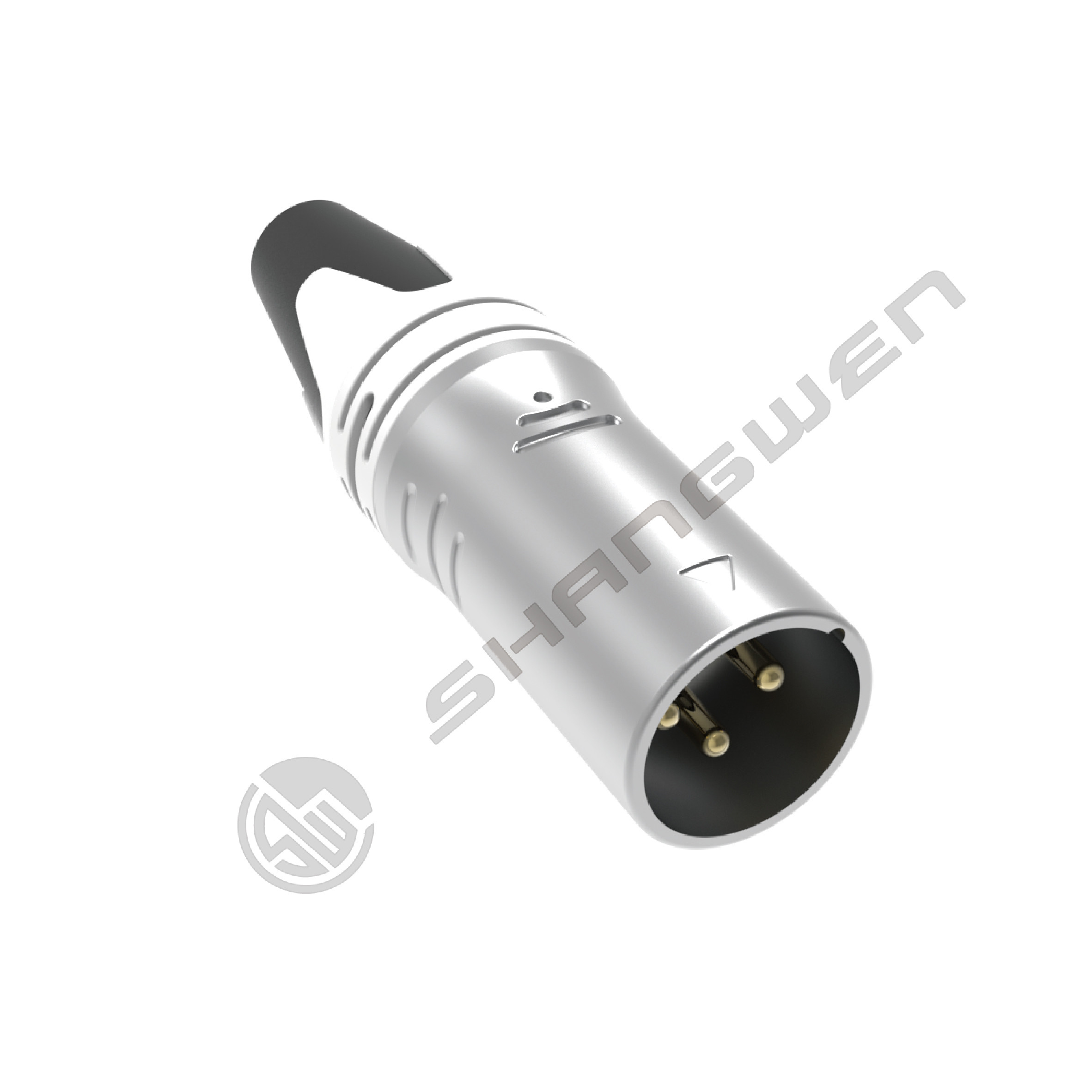 Waterproof 3 Pin XLR Plug Female Socket Adapter IP65 DMX Panel Mount ...