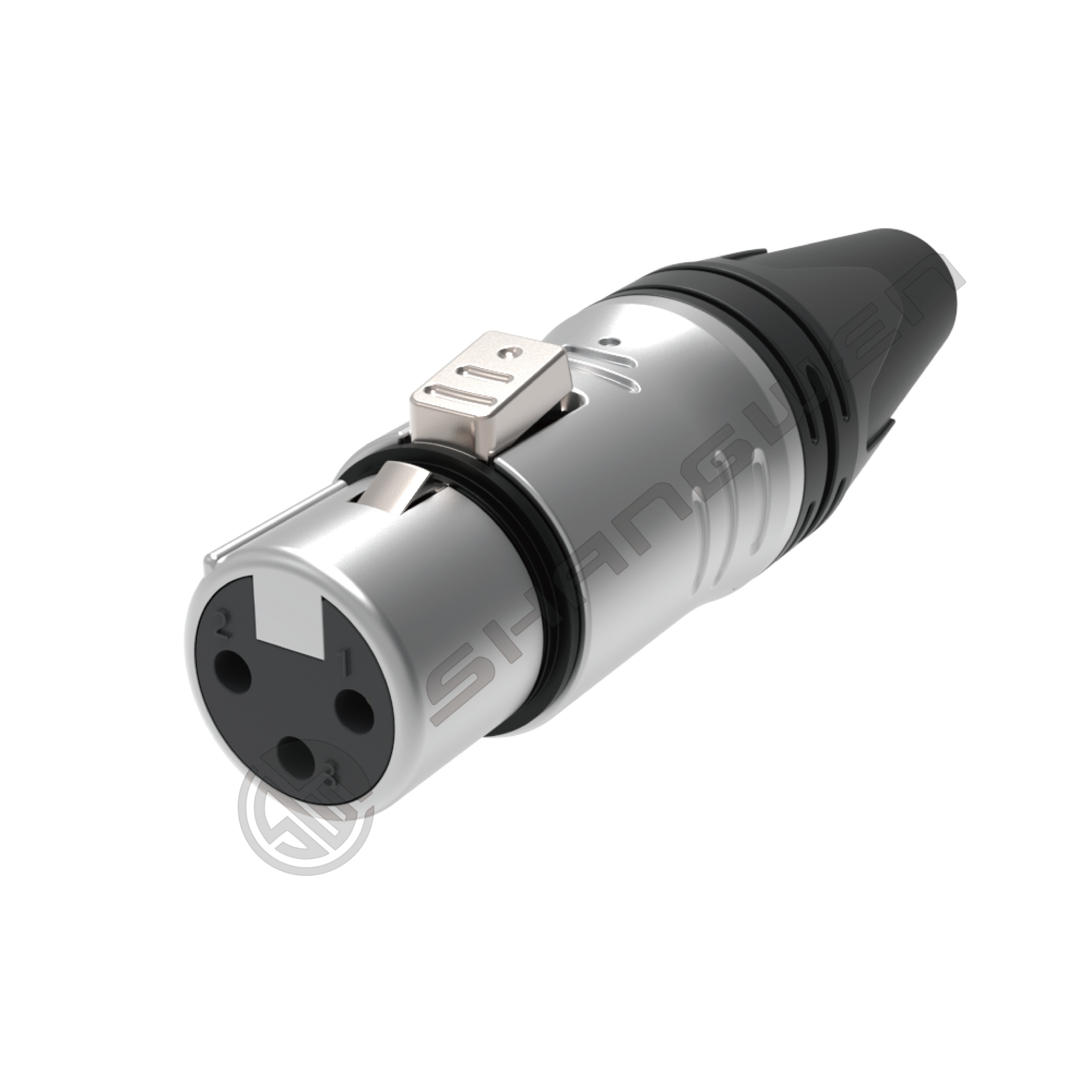 Small XLR Power Connector Outdoor Waterproof 3 Pin Male Plug Connector ...