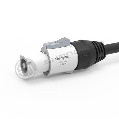 20A 250V Circular Power Connector Indoor 3 Conductor Connector Powercon