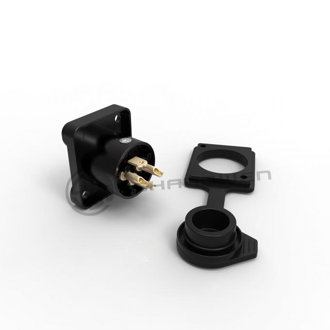 Mini XLR 5 Pin Connector Outdoor Male And Female Plug Connector Waterproof